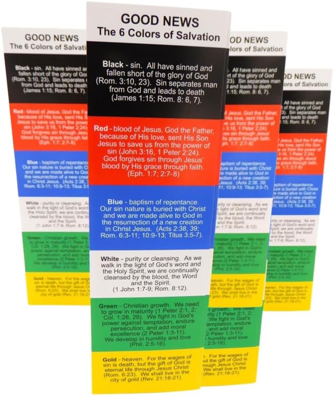 Amazon.com: Plan of Salvation Holy Card Bookmark Christian Prayer Cards ...