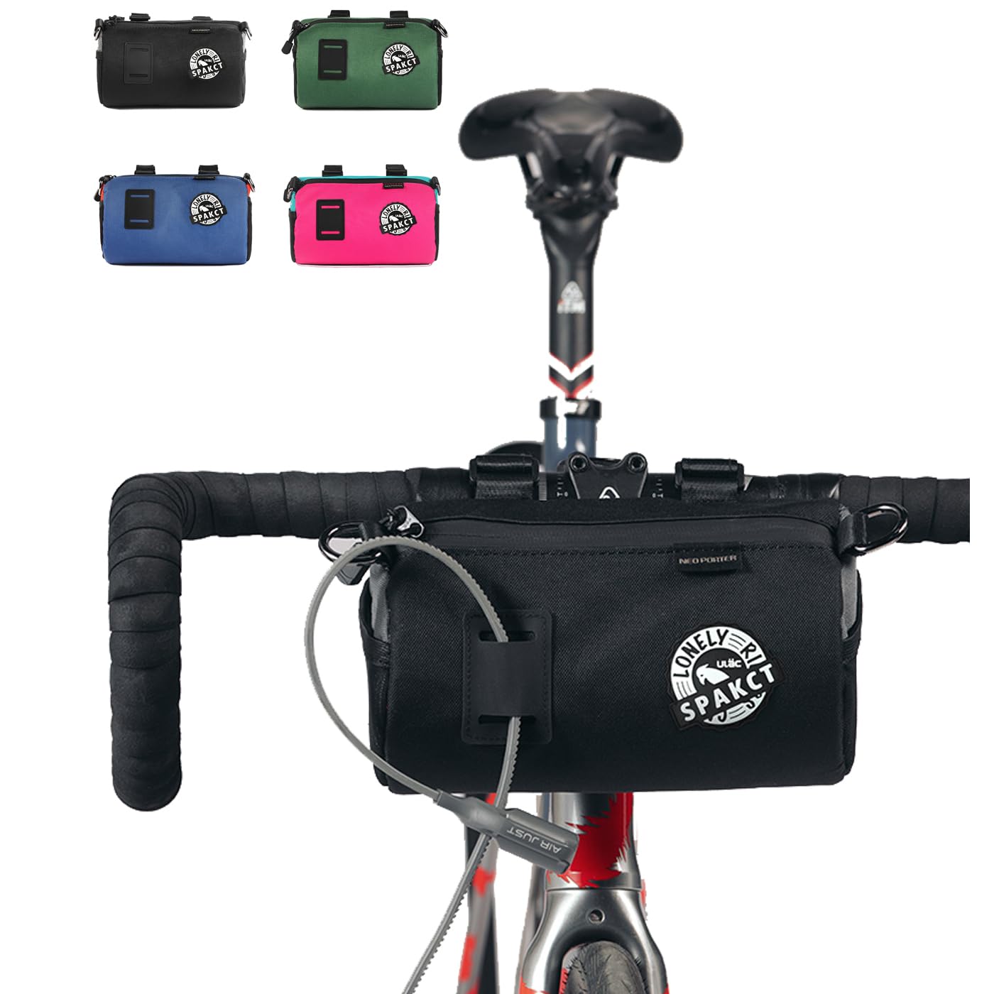 Amazon.com: YSUJUAN Bike Handlebar Bag Handy Front Bike Bags Handlebar ...