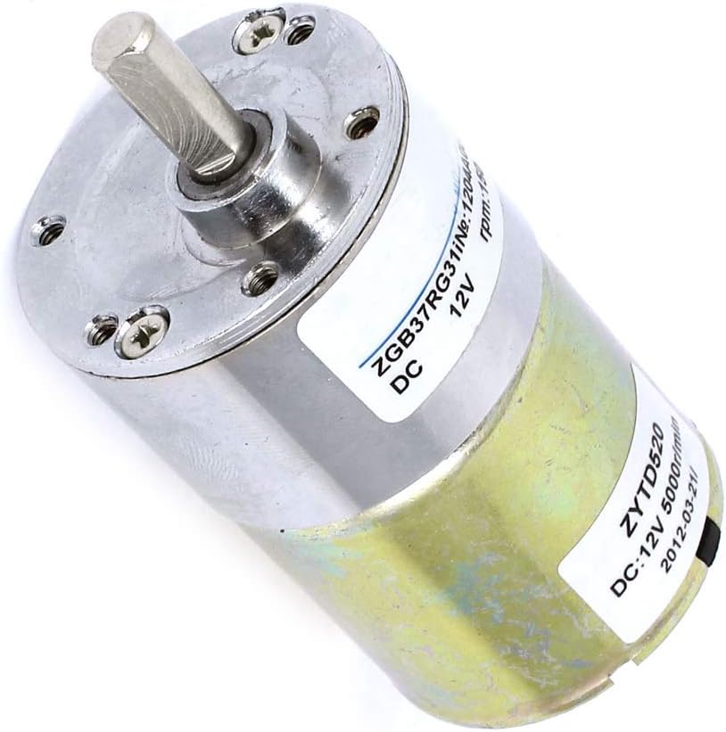 Amazon.com: Aexit DC12V 5000RPM Electric Motors 150RPM Output Rotary ...