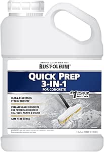 Rust-Oleum Quick Prep Limpiador 3 en 1 desengrasante y grabado, galón ...