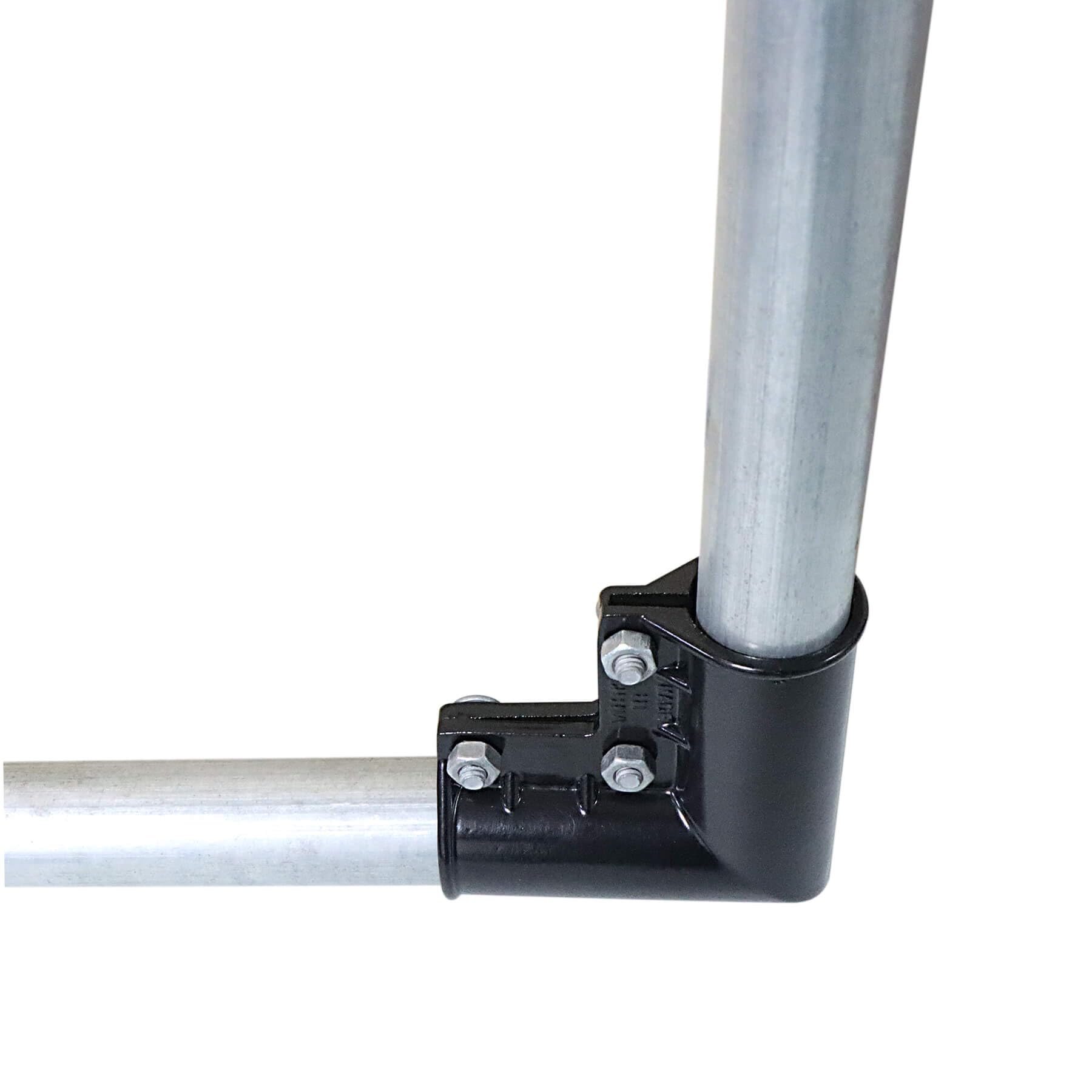 Snapklik.com : Aiwaiufu 4 Packs Black Chain Link Fence Gate Corners ...