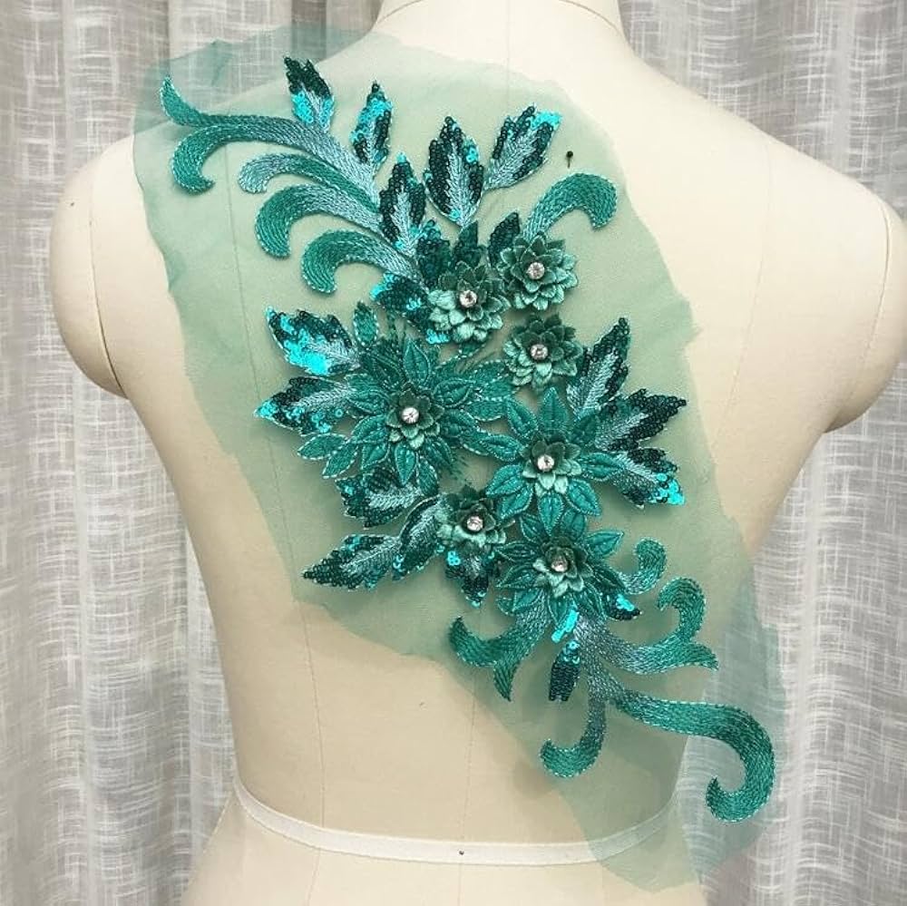 3d Flower Applique Patterns 3D Embroidery Flower Appliqué OneYard