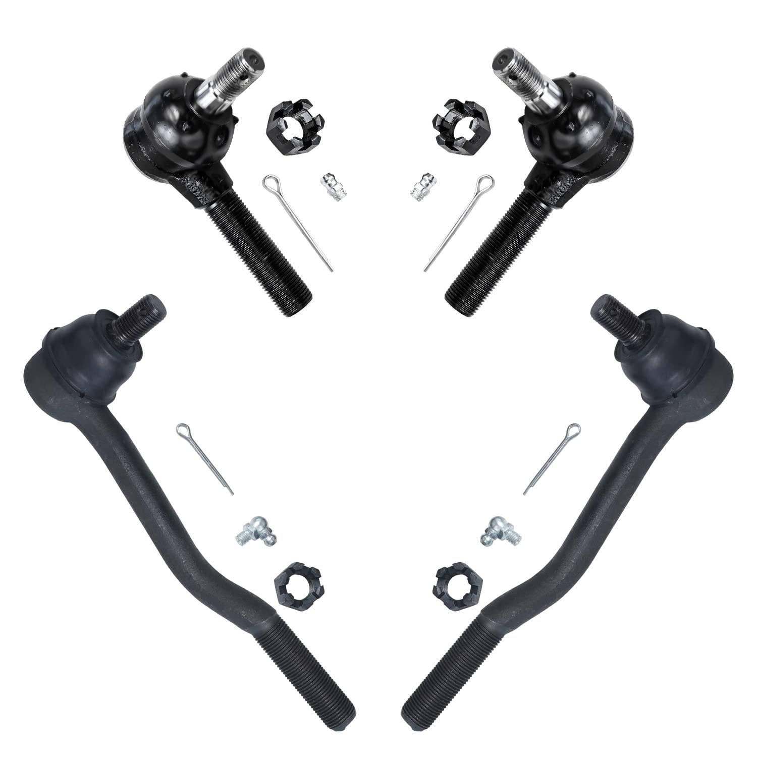 Amazon.com: Detroit Axle - 4pc Front Tie Rods for 1992-1995 Toyota ...