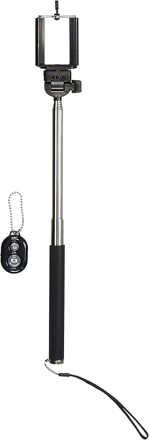Amazon.co.jp: 【iPhone他・スマートフォン対応】 スマホ自分撮り スティック&リモコン selpho(セルフォ) ブラック ...