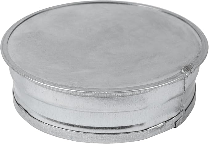 Amazon.com: Repa Market 3 Inch Metal Tee Cap – Galvanized Steel Round ...