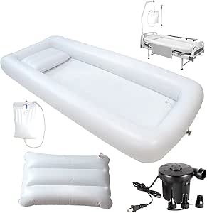 Amazon.com: TUSAUW Medical Inflatable Bathtub Bathtub for Bedridden ...