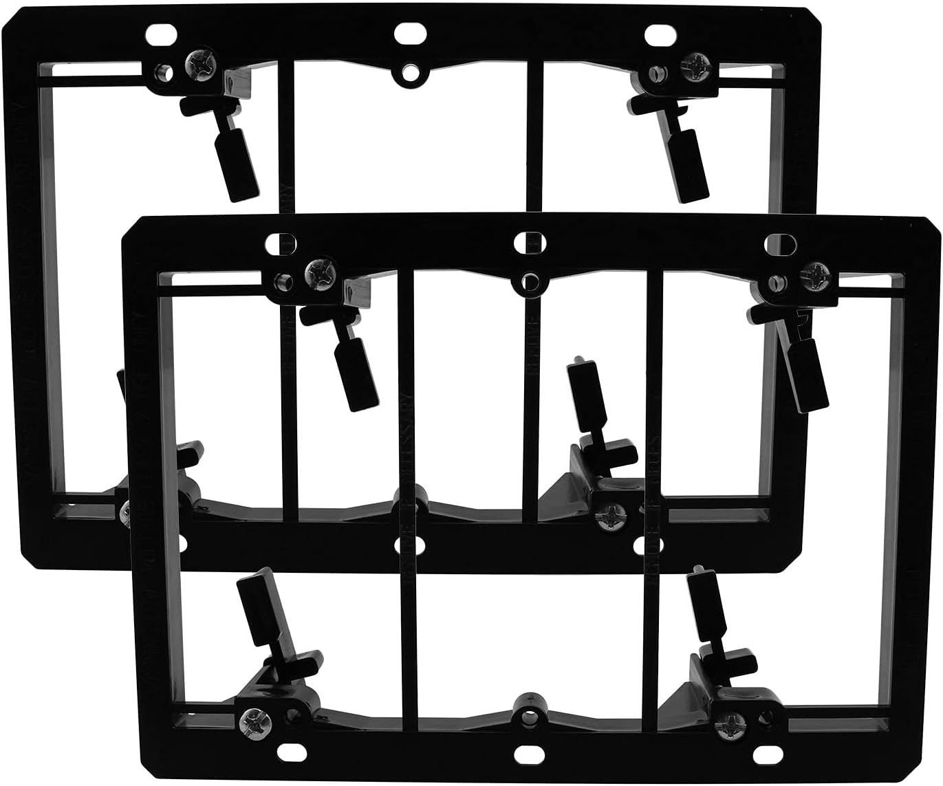 Amazon.com: Maxmoral 2PCS 3-Gang Low Voltage Mounting Bracket ...