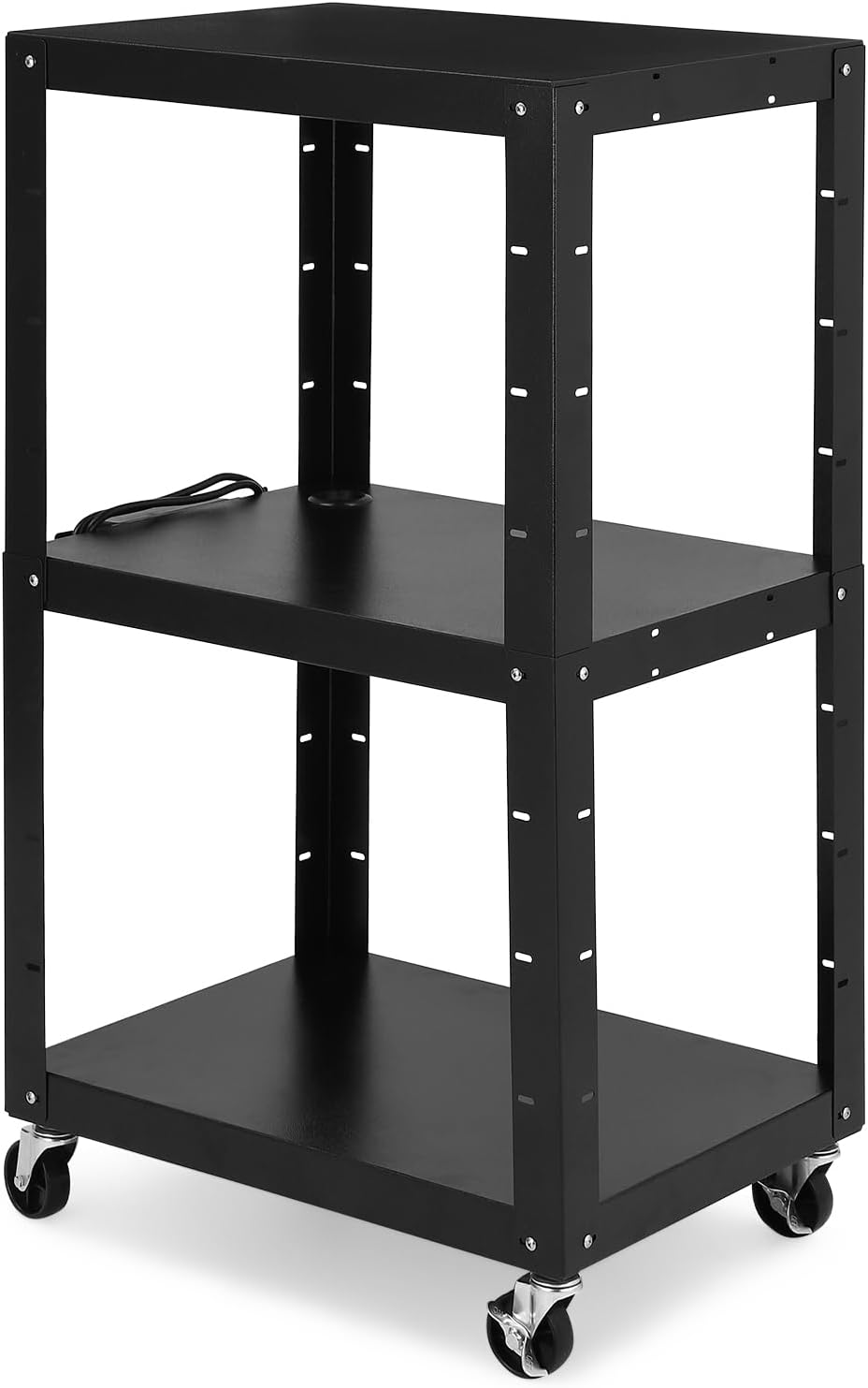Amazon.com : AV Cart, 3-Layer AV Cart, Media Cart with Power Strip ...