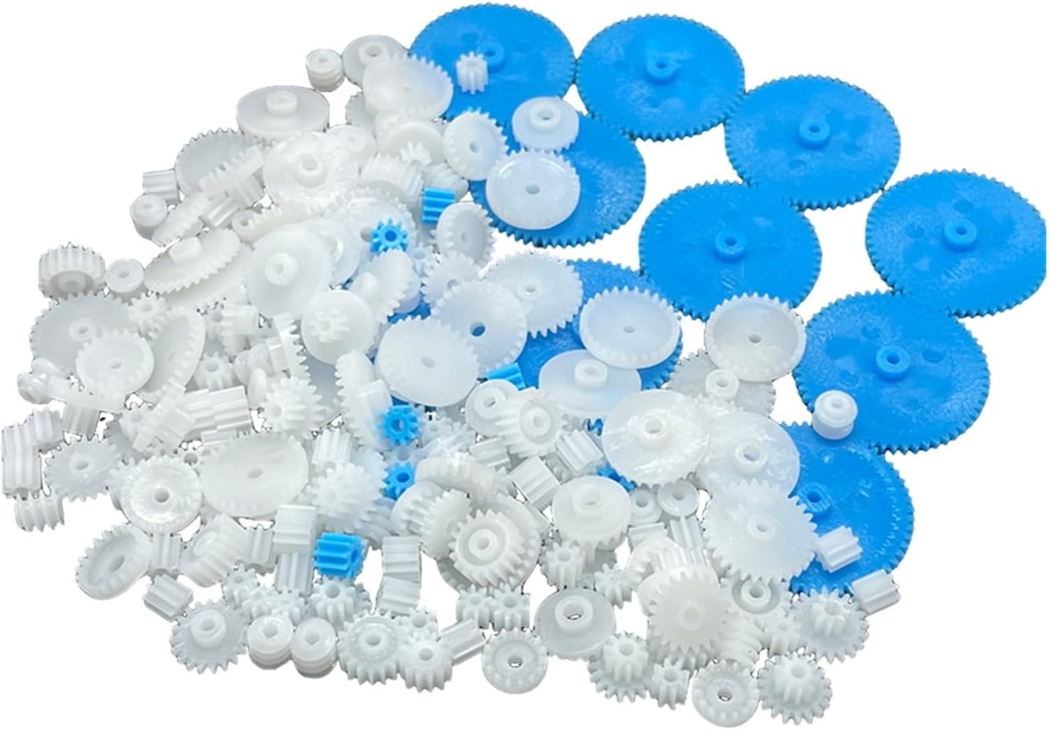 IOFIT 200pcs Plastic Gear Set For Handmade Toy Car Motor Transmission ...