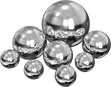 Amazon.com: Kunjocy 8 Pcs Stainless Steel Decorative Balls for ...