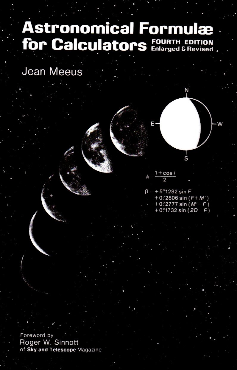 Amazon | Astronomical Formulae for Calculators | Meeus, Jean ...