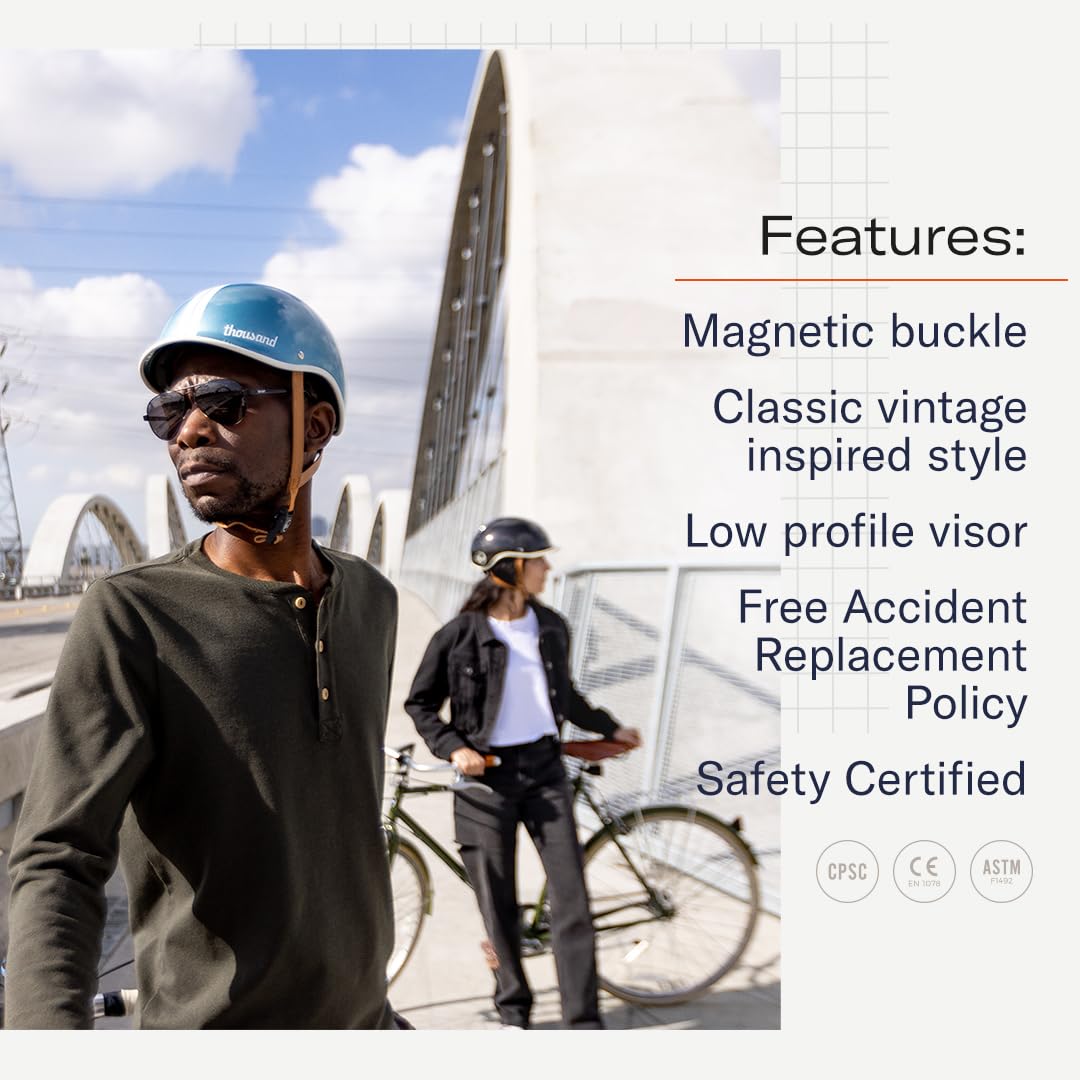 Thousand Heritage Collection Adult Bike Helmet The Original Low Profile ...