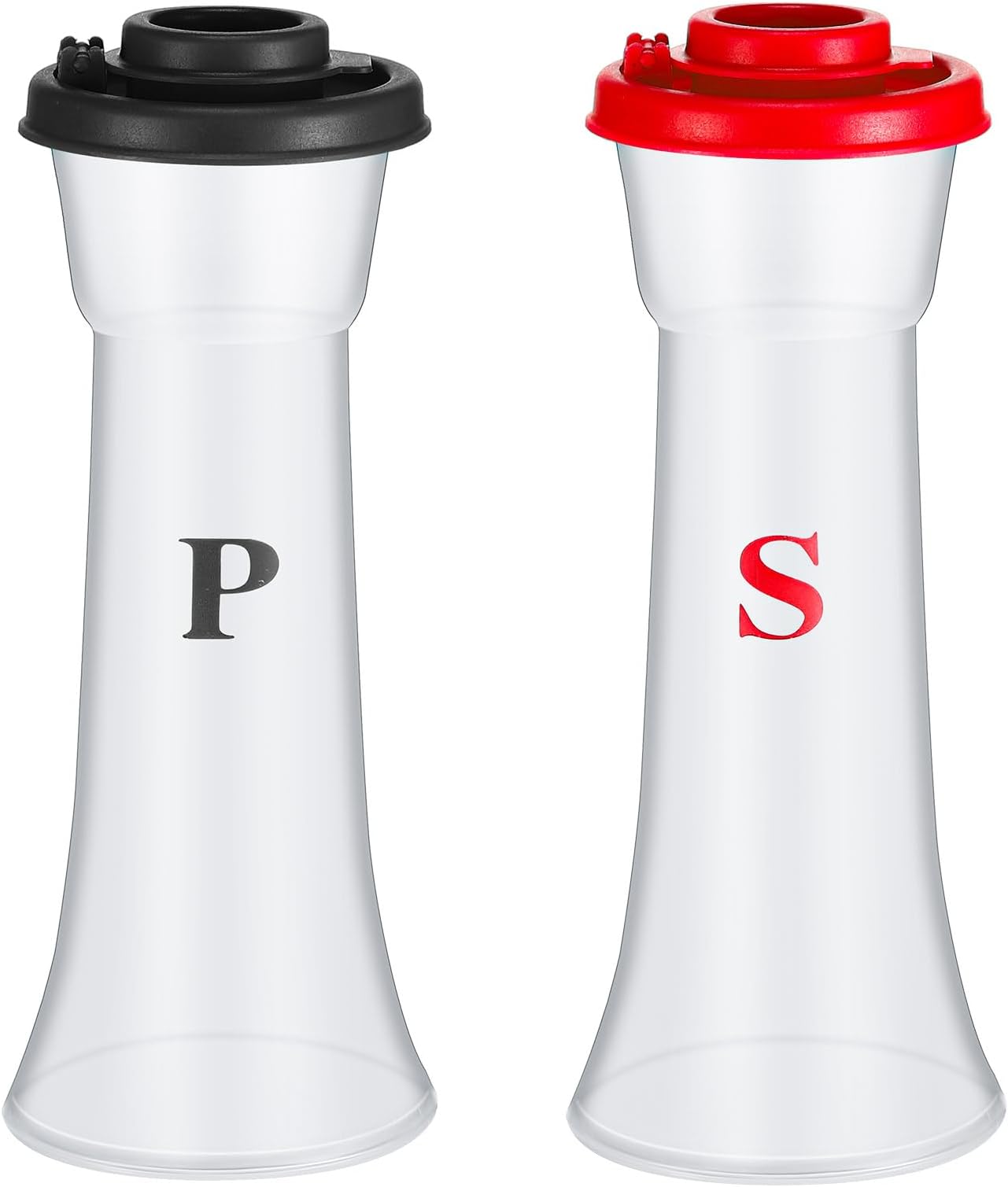 Amazon.com: Tupperware Mini 4 Inch Hourglass Salt and Pepper Shakers ...