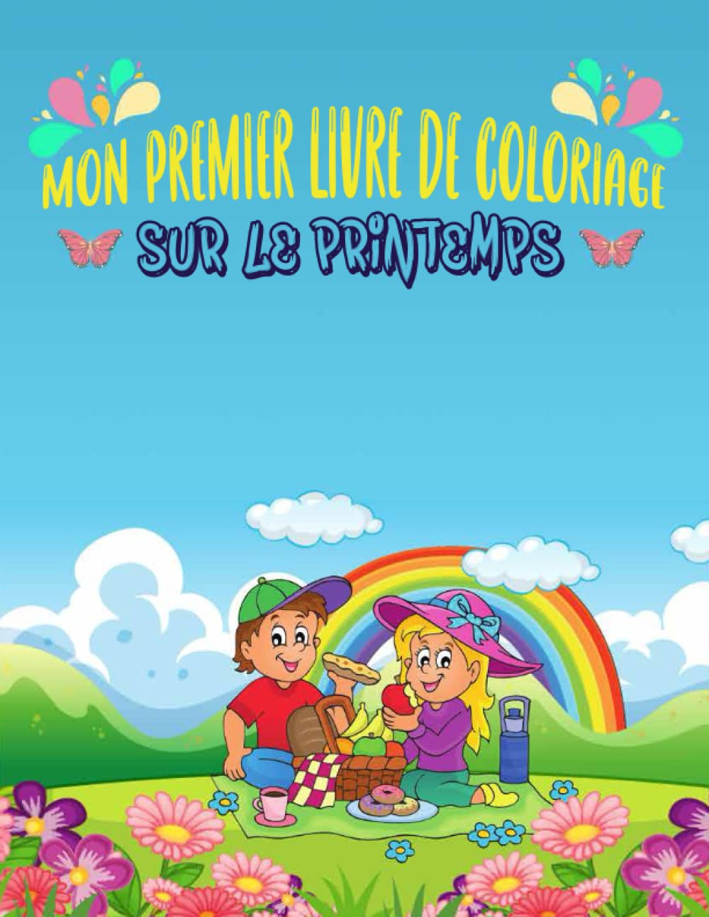 Buy Mon premier livre de coloriage sur le printemps: Premier grand ...