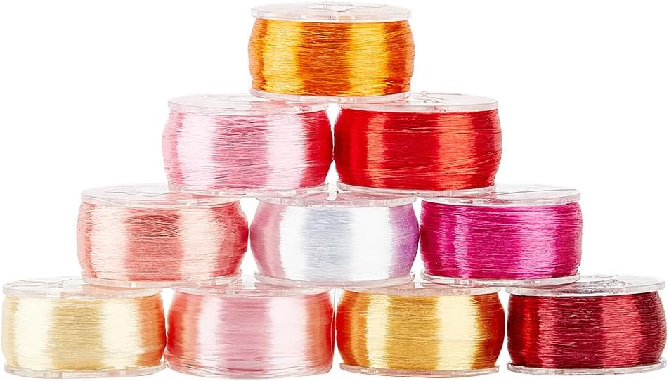 Amazon.com: PH PandaHall 655~765 Yards Colorful Craft String 0.1mm ...