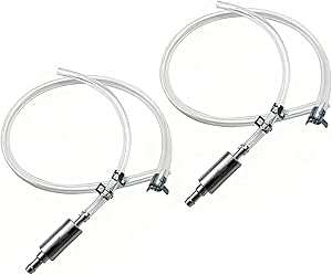 Amazon.com: Hugwits 2 PCS Brake Bleeder Hose, One Way Check Valve Tube ...