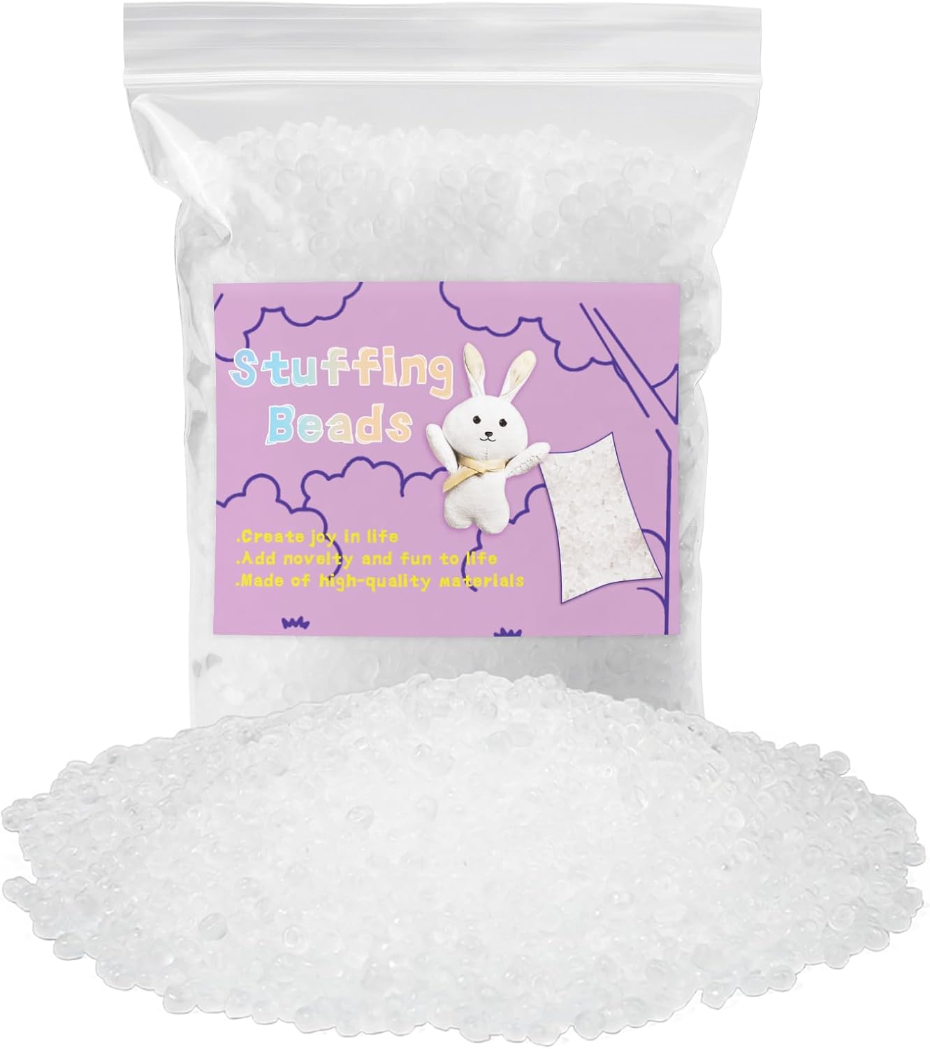 Amazon.com: FTEVEN 910g / 2LB Stuffing Beads, Premium Plastic Weight ...