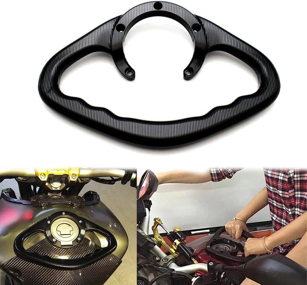 Amazon.com: HAONEL Fuel Gas Tank Handle Motorcycle Rear Passenger Grab ...