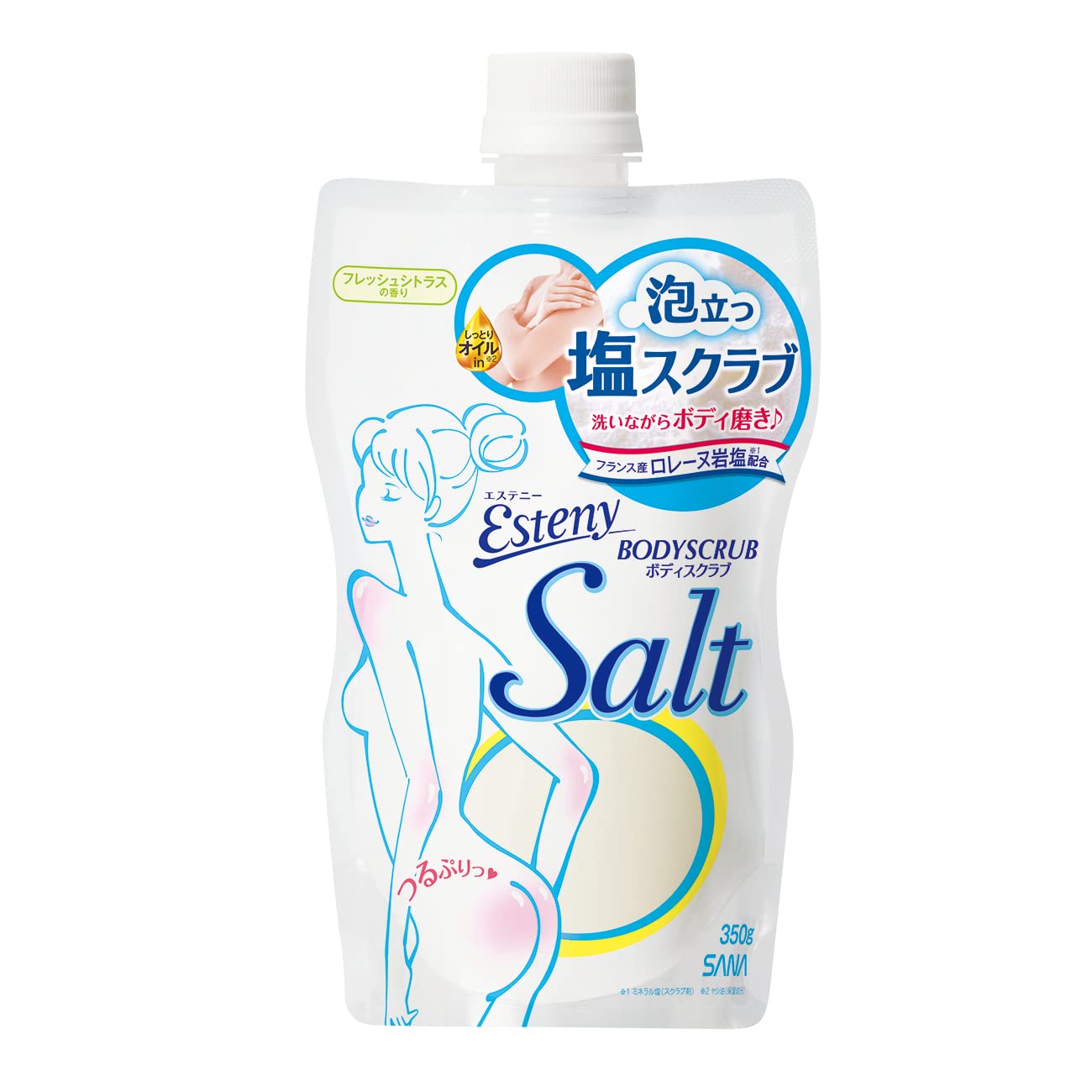 Amazon.com : ESTENY Sana Body Soap Salty Wash, 0.83 Pound : Beauty ...