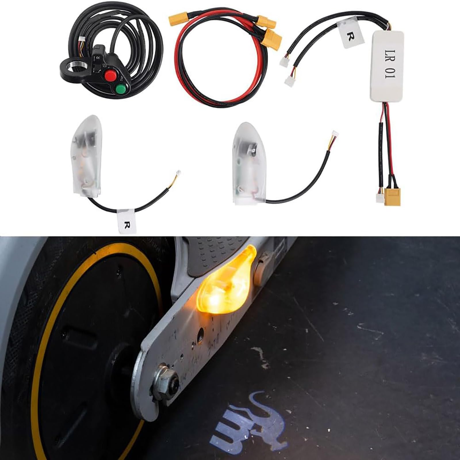 Snapklik.com : Monorim Electric Scooter Turn Signal & Projection ...