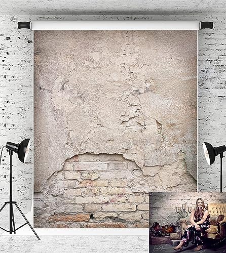 Amazon.com : Kate 7x5ft Microfiber Rustic Broken Brick Wall Backdrops ...