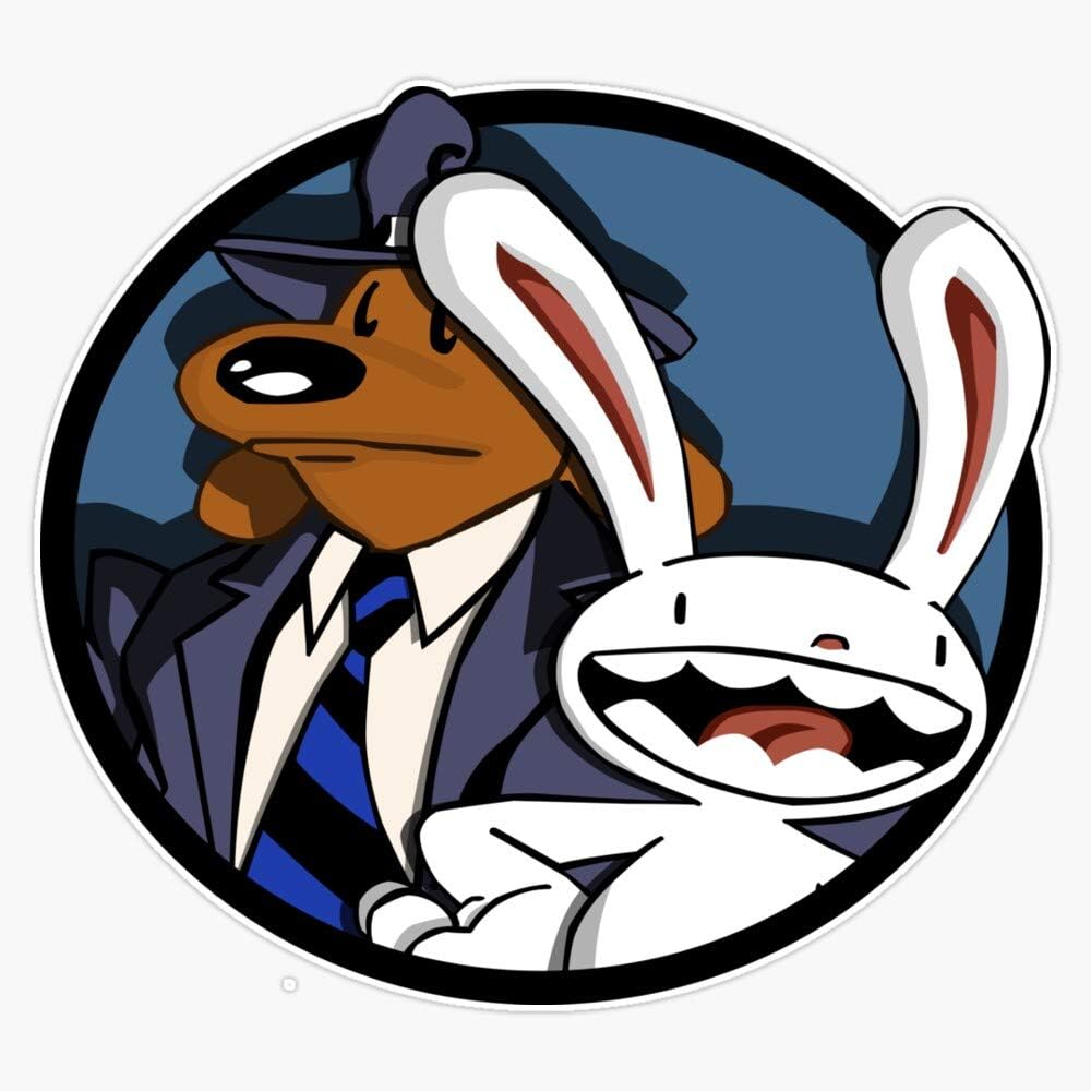 Amazon.com: Sam and Max Vinyl Waterproof Sticker Decal Car Laptop Wall ...
