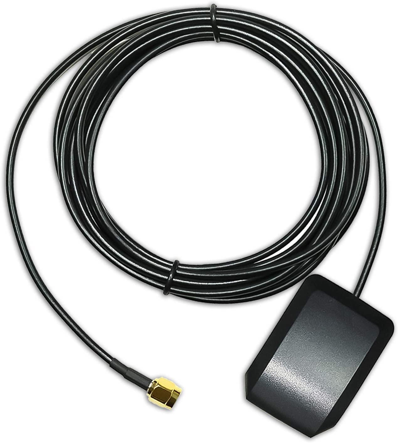 GPS External Antenna with Magnetic Mount Base(3 Meter Long Cable- SMA ...