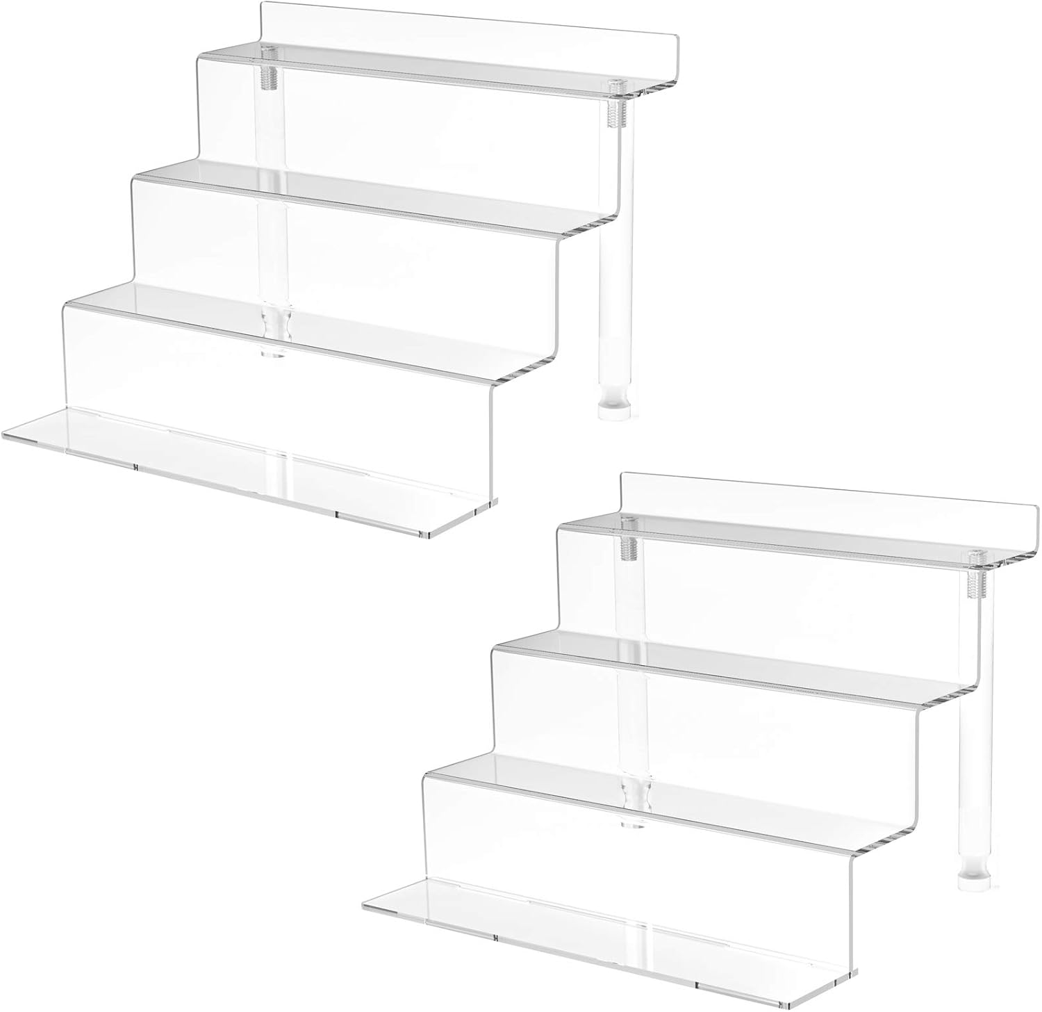 Amazon.com: WINKINE Acrylic Display Shelf, 2 Pack Acrylic Display ...