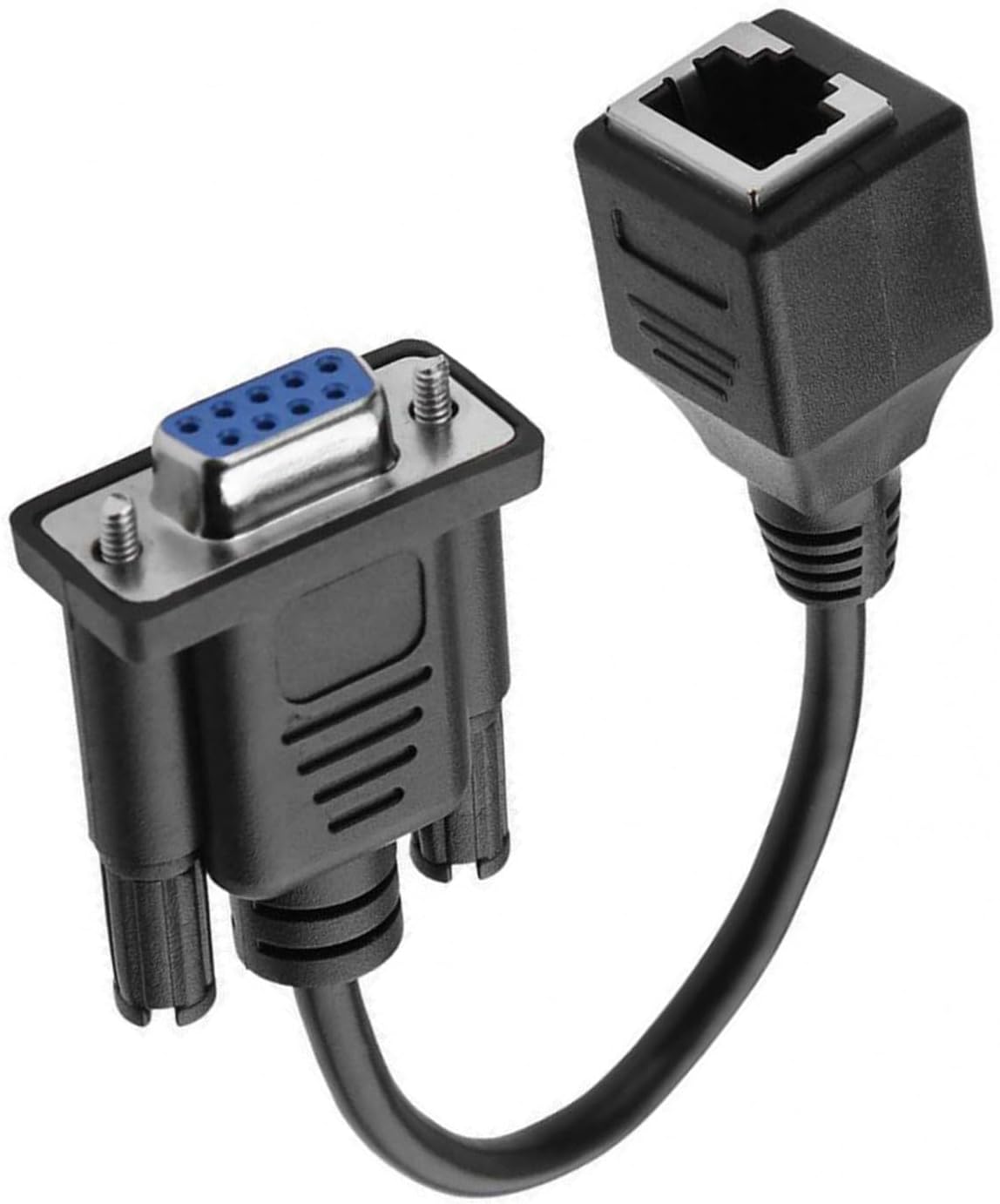 Amazon.com: GMBYLBY Flexible DB9 9-Pin Serials Port Female/Male to RJ45 ...