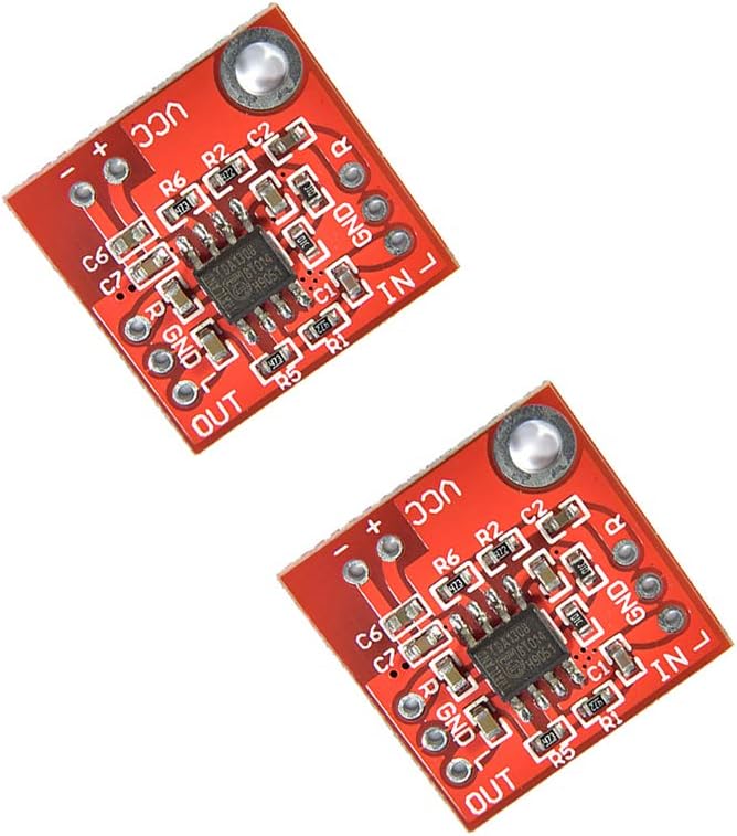 Amazon.com: Comimark 2Pcs 3-6V TDA1308 Stereo Headphone Amplifier Board ...