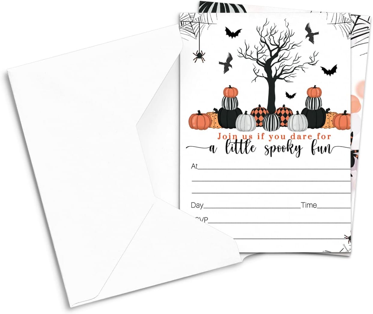Paper Clever Party Bewitched Halloween Party Invitations and Envelopes ...