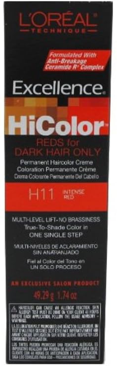 Amazon.com : L'Oreal Excellence HiColor Intense Red, 1.74 oz : Chemical ...