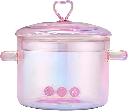 Amazon.com: Heat Resistant Glass Pot, 1.5L/50oz High Borosilicate Glass ...