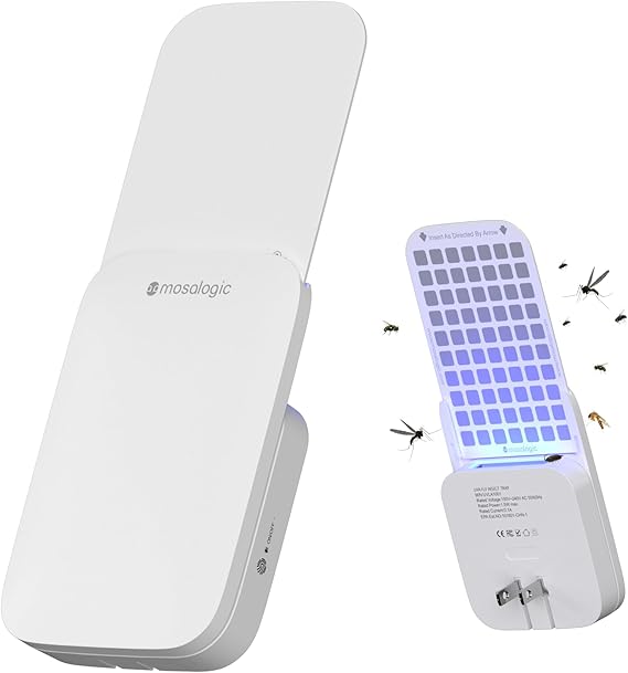 Amazon.com : Mosalogic Flying Insect Trap Plug-in Mosquito Killer ...