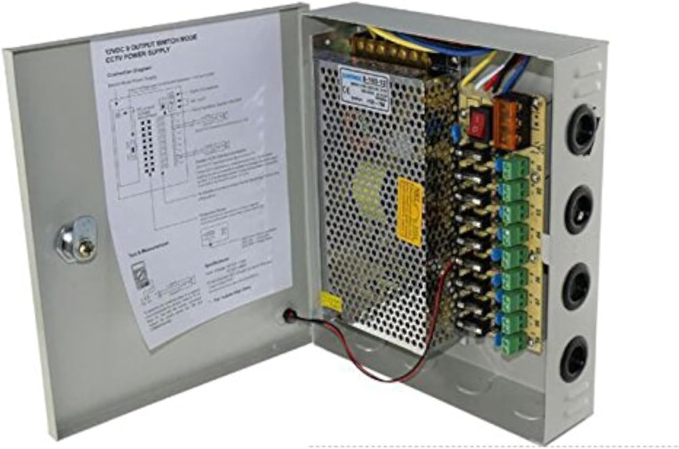 Amazon.com: JoyNano 12V DC 9-Channel Distributed Power Supply Box 120W ...