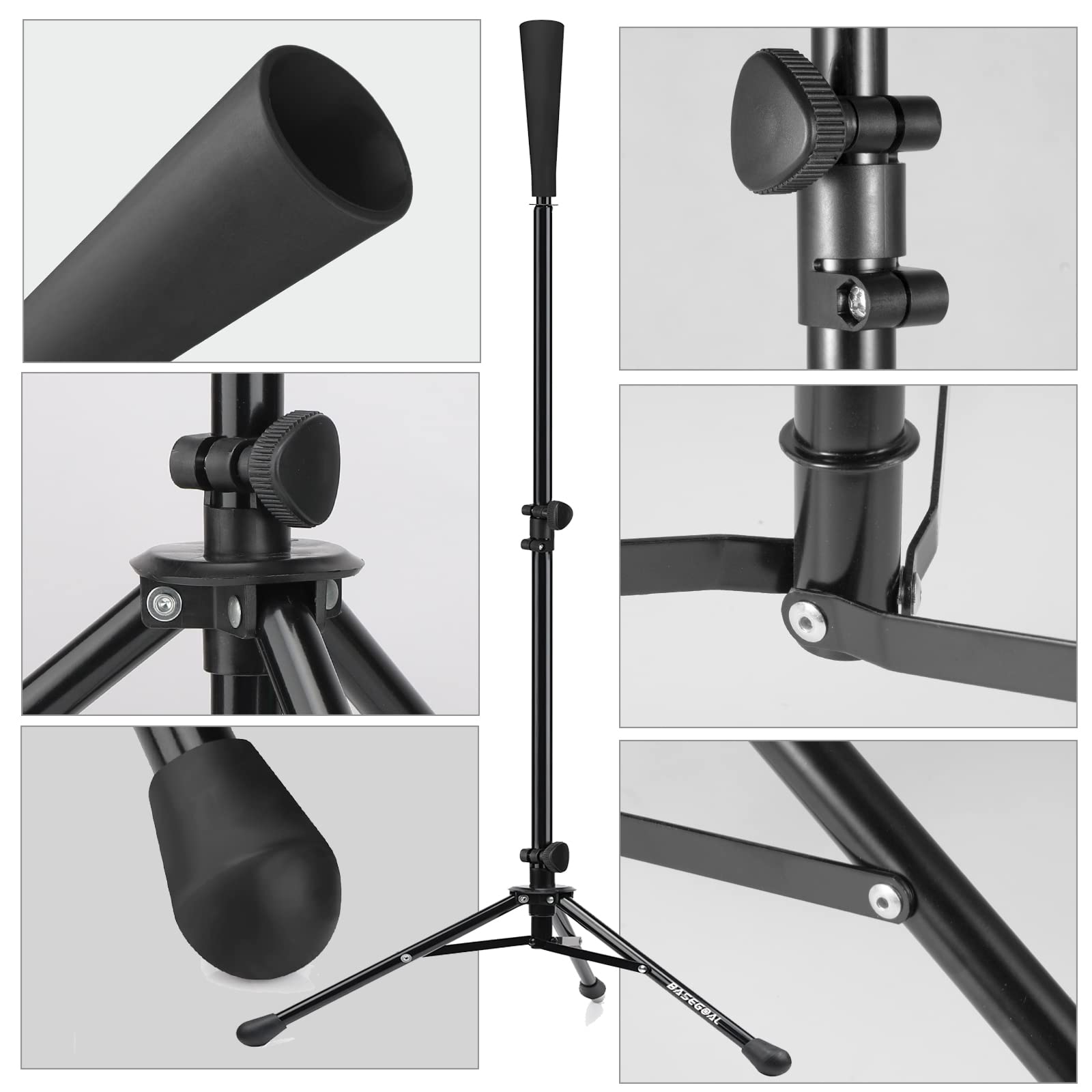 BaseGoal 7'×7' Baseball Softball Practice Net,Baseball Backstop,with ...