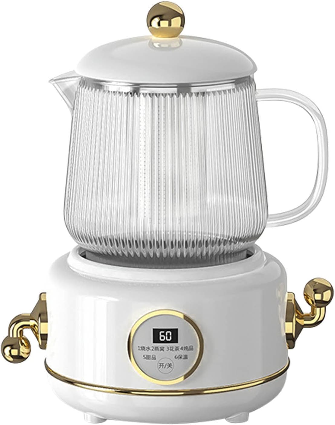 Health Pot, Stainless Steel and Glass Separate Design Low Noise Mini ...