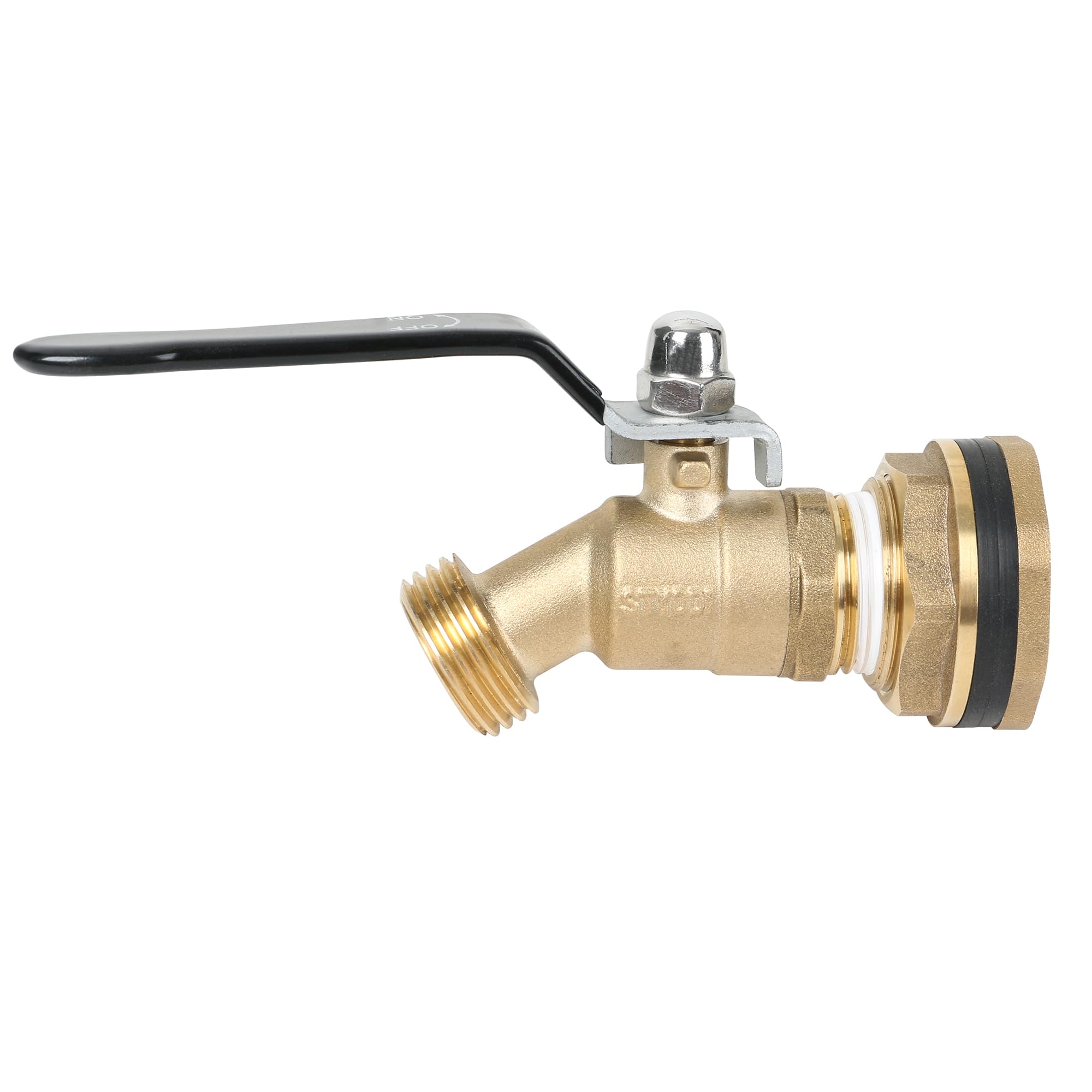 Snapklik.com : STYDDI Solid Brass Rain Barrel Spigot, Strong Flow Water ...