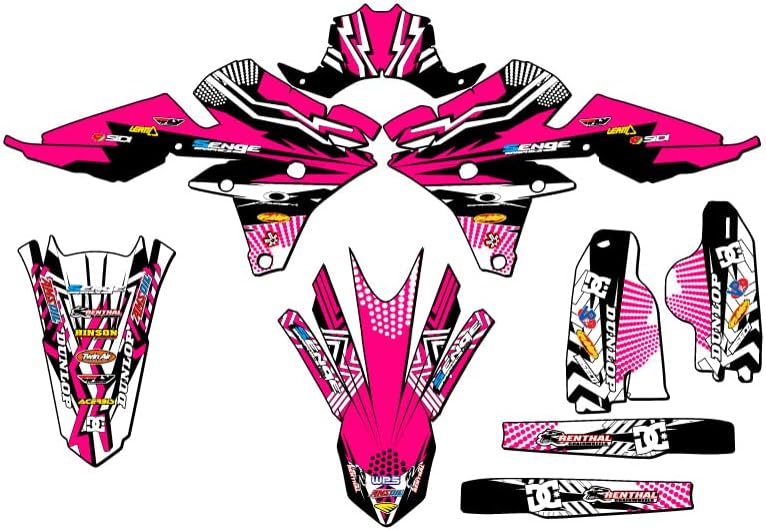 2015-2019 WR 250 F Mayhem Pink Senge Graphics Base Kit Compatible with ...