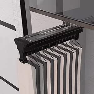 Amazon.co.jp: Retractable Closet Drawer Rod Wardrobe, Bearing 45kg Pull ...