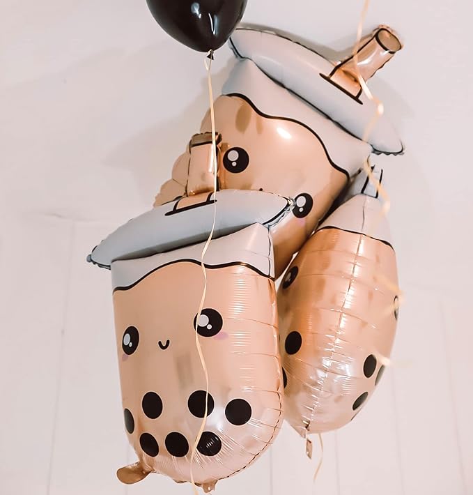 Amazon.com: 1 PCS Boba Milk Tea Balloon (3 Feet) For Any Boba Themed ...