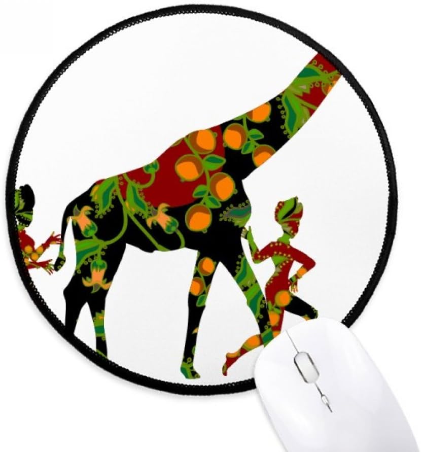 Amazon.com : African Aboriginal Black Women Giraffe Mouse Pad Desktop ...