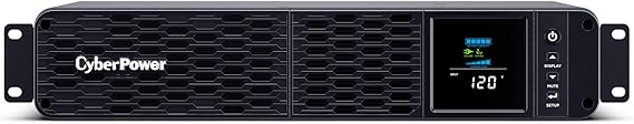 CyberPower CP1500PFCRM2U PFC Sinewave UPS System, 1500VA/1000W, 8 Outlets, AVR, Short Depth 2U ...