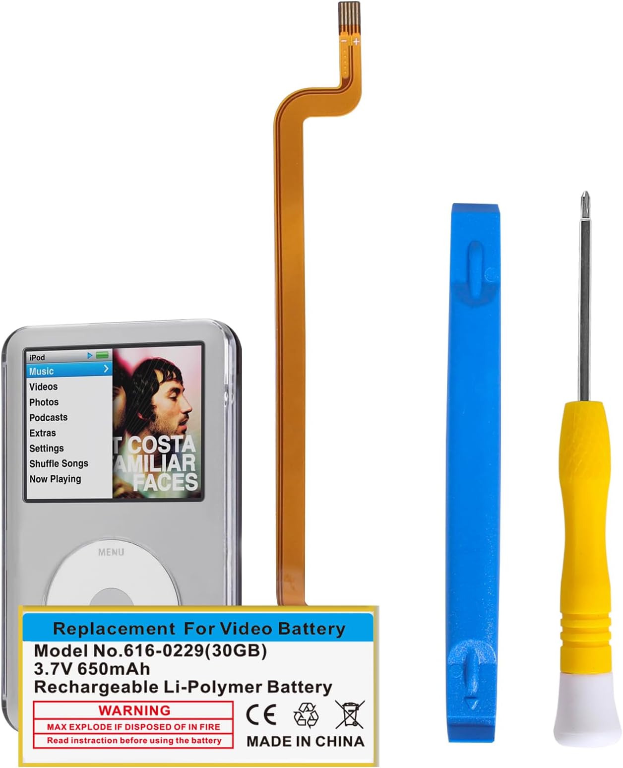 Amazon.com: PFHL 2025 New Version, 2000mAh High Capacity Li-ion Square ...