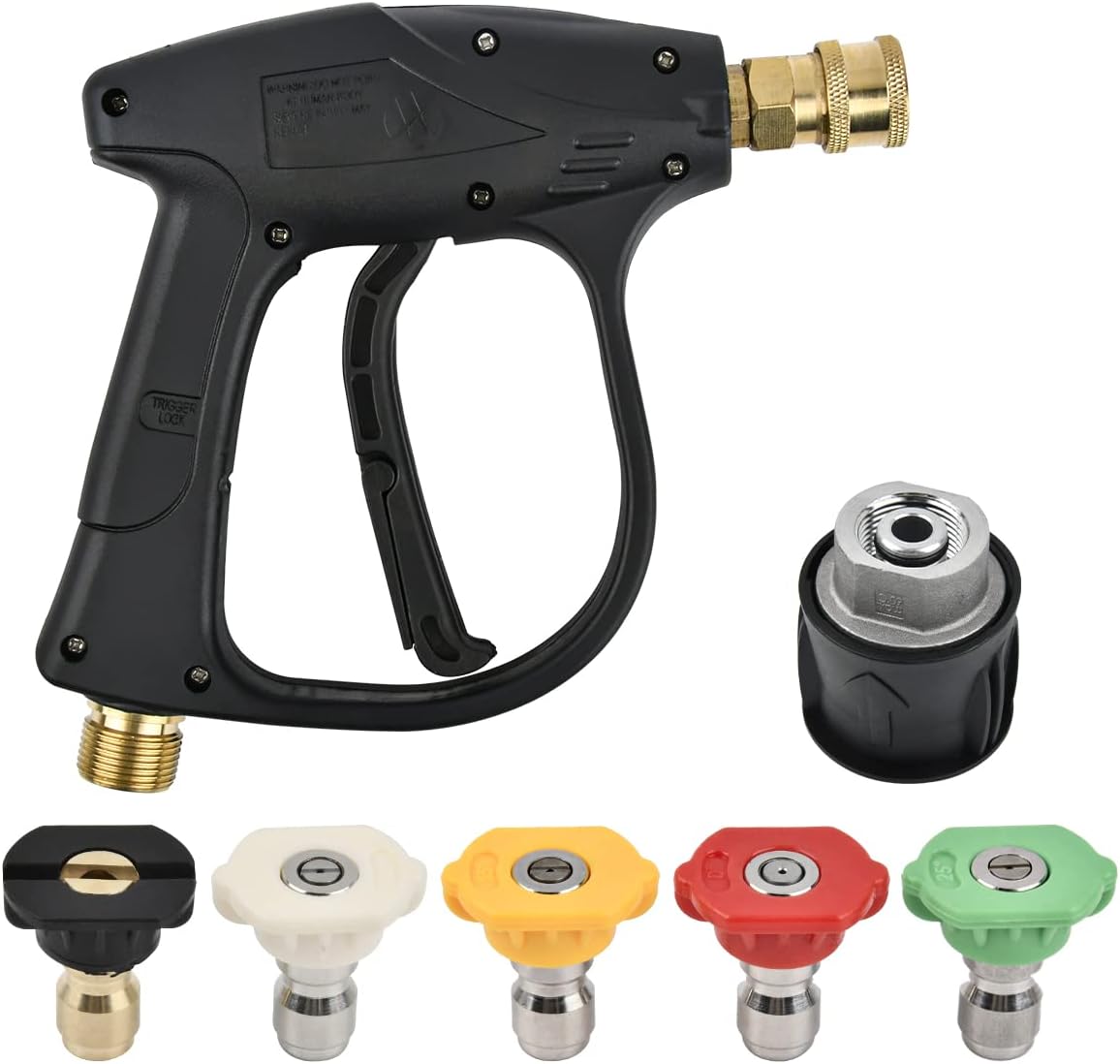 TMBMLPP High Pressure Washer Gun, Car Washer Guns with 5 Water Nozzle ...