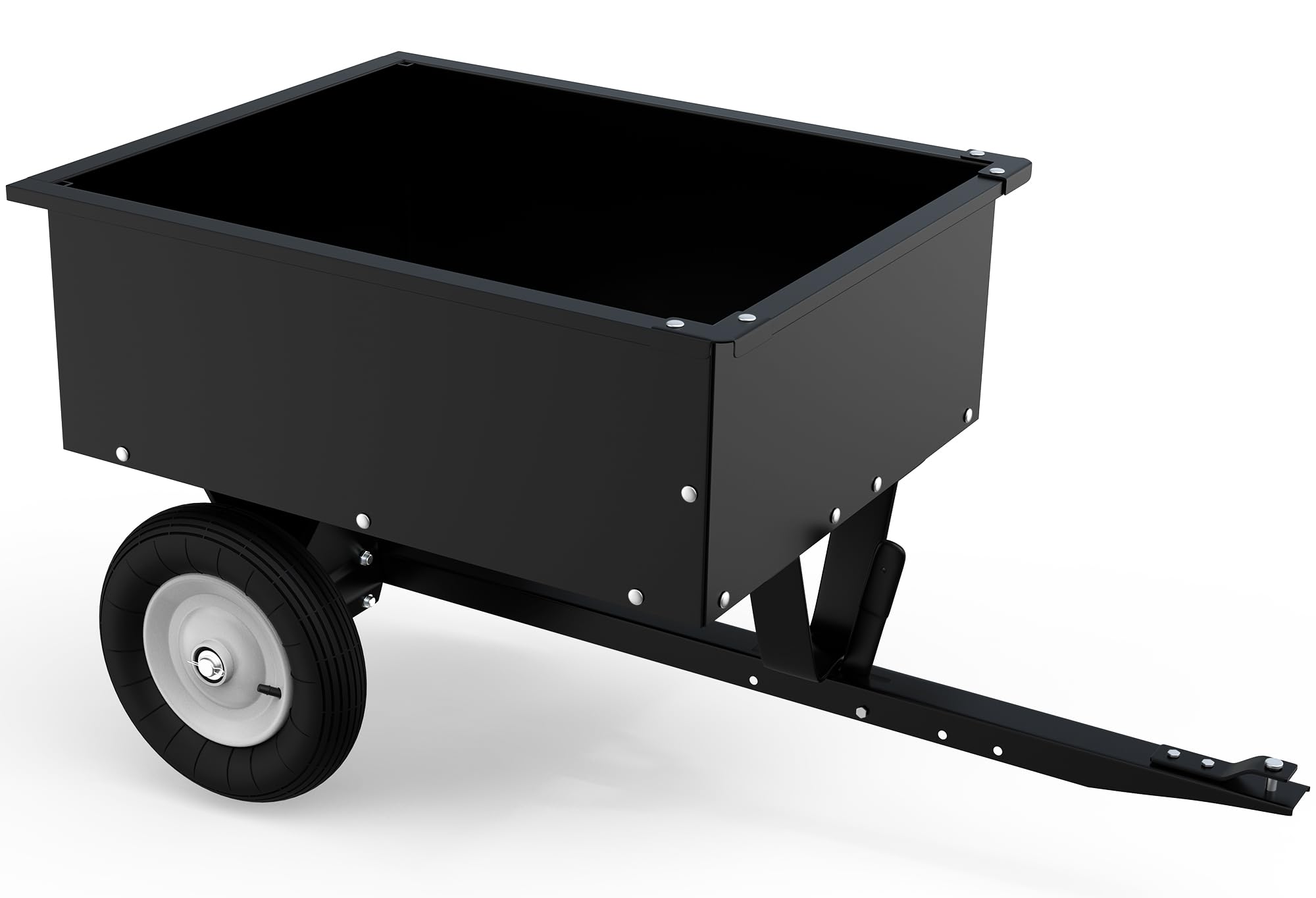 Amazon.com : YINTATECH 350lbs Heavy-Duty Tow Behind Dump Cart for Lawn ...
