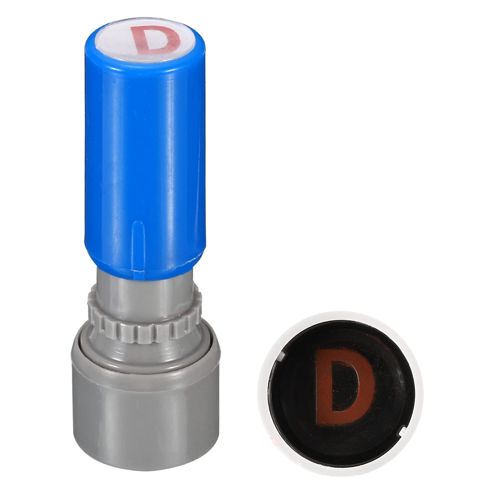 Amazon.com : PATIKIL Letter Stamps Self Inking, Character D 7mm ...