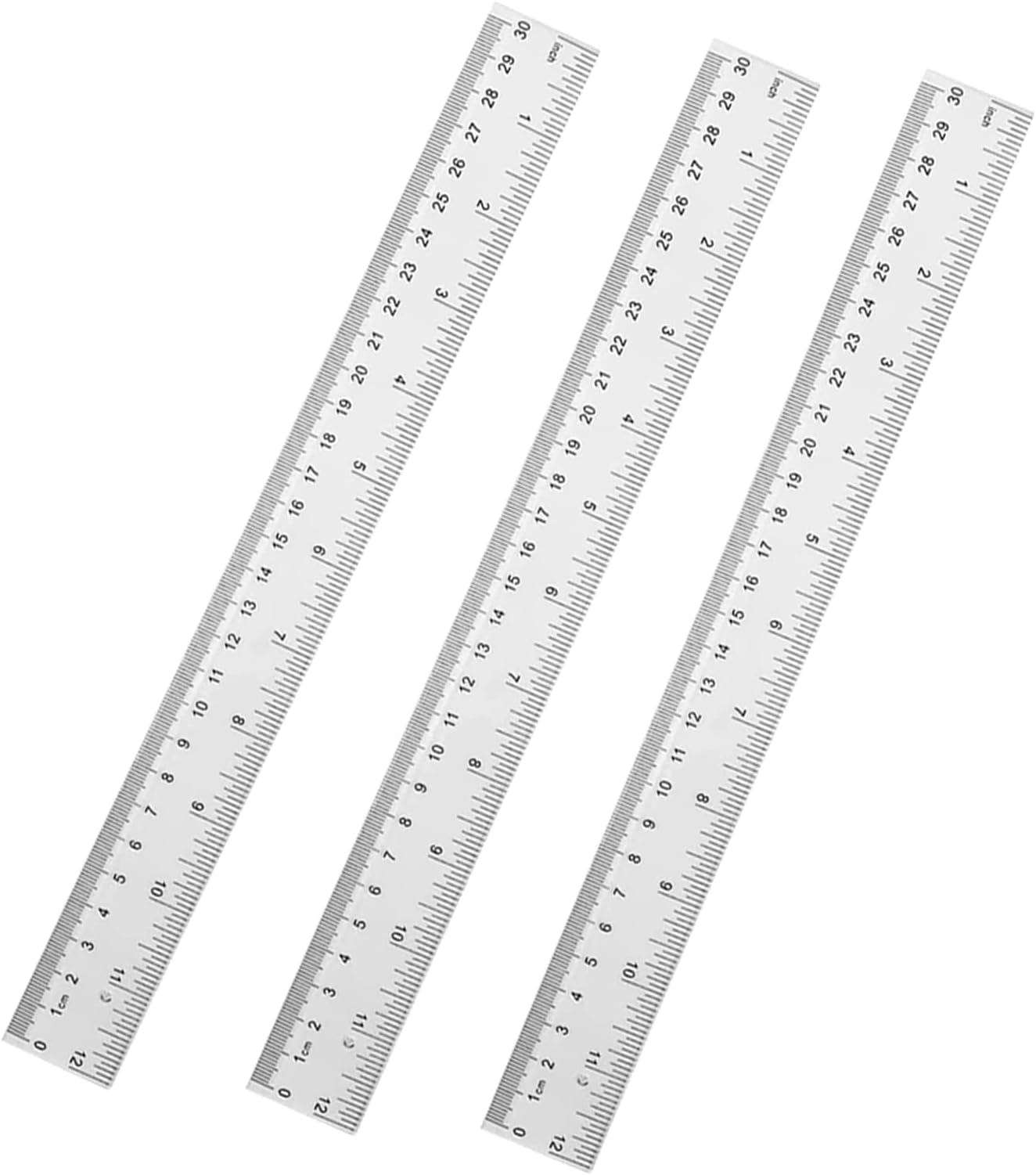 Amazon.com : Pangda 12 Inch/ 30 cm Junior T-Square Plastic Transparent ...