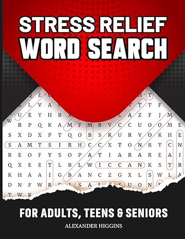 Amazon.com: Stress Relief Word Search Puzzle Book: 50 Puzzles ...