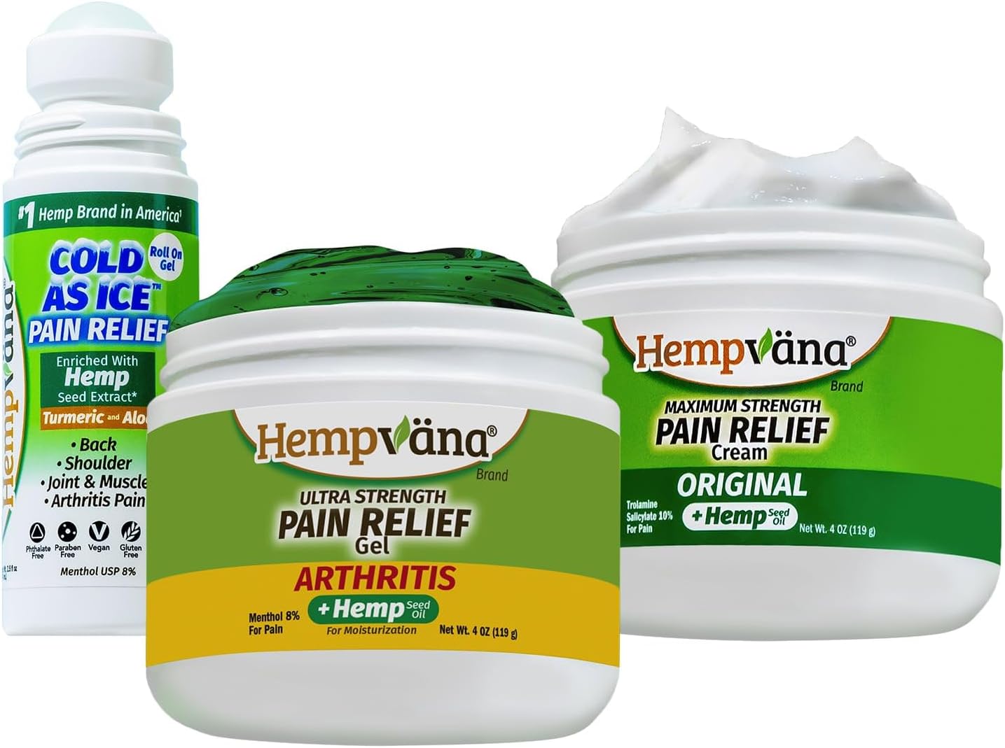 Amazon.com: Hempvana Pain Promise Value 3 Pack: AS-SEEN-ON-TV, Fast ...
